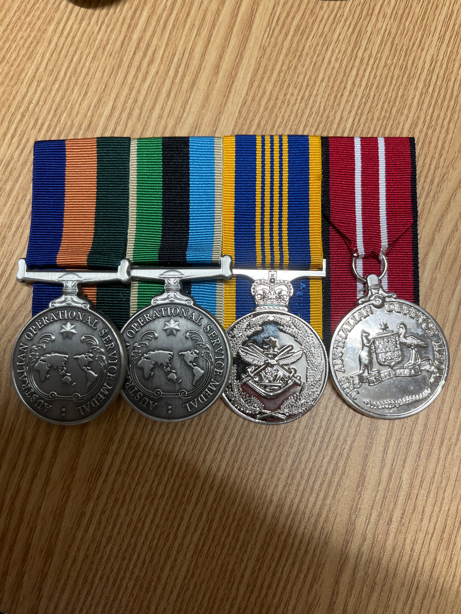 AUSTRALIAN OPERATIONAL SERVICE MEDAL SET FULL-SIZE REPLICA MEDAL SET ...
