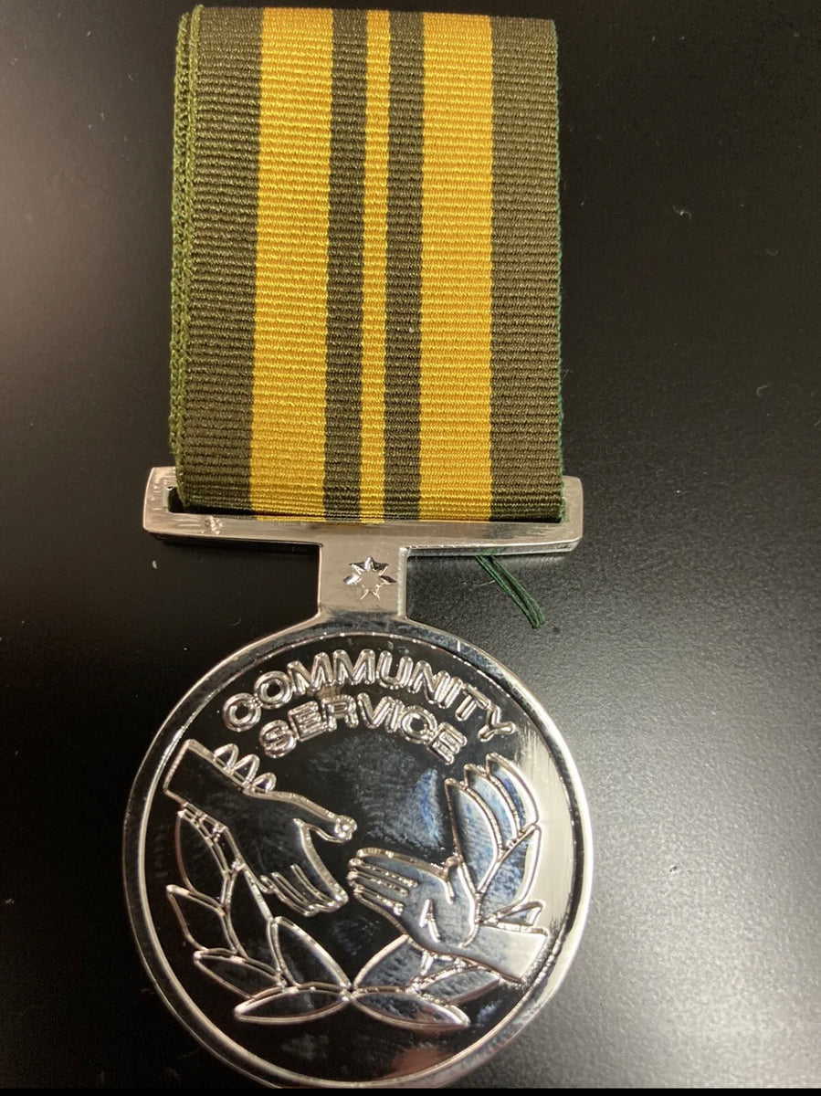 Community Service Medal - Full Size – Medals R Us Australia